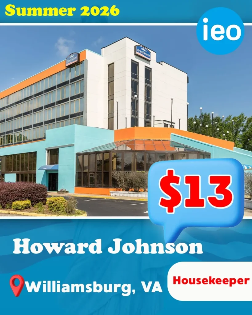 Howard Johnson - IEO WORK TRAVEL – WORK AND TRAVEL USA