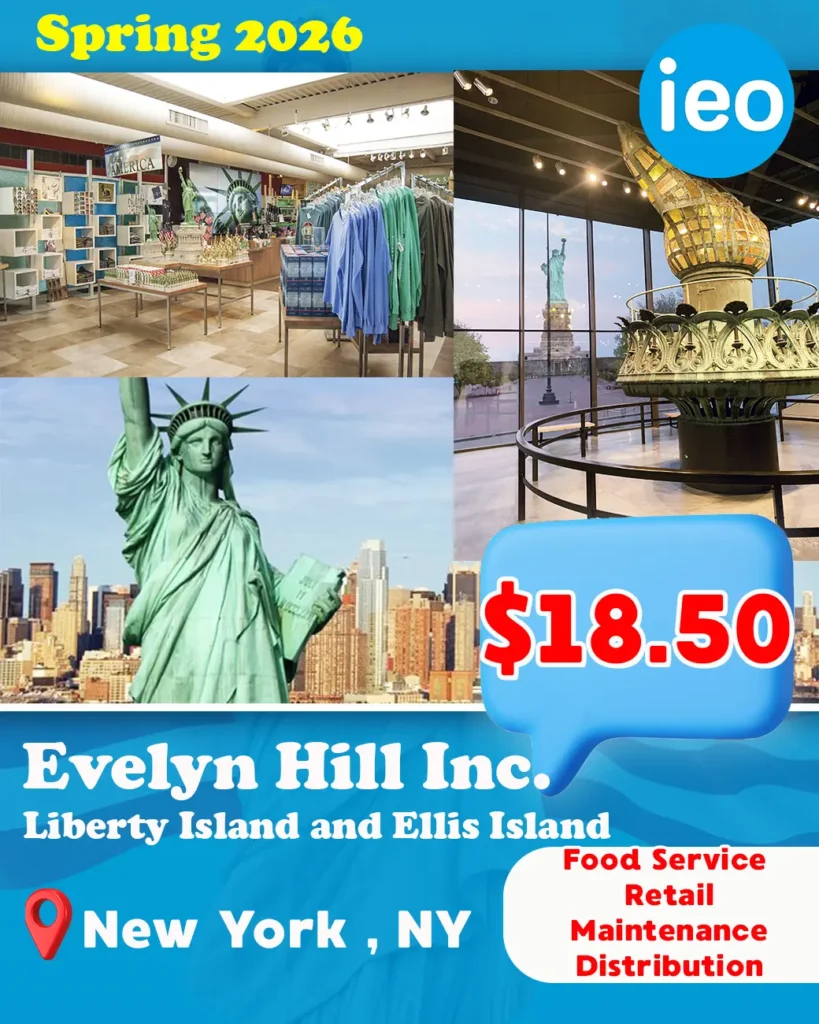 Evelyn Hill Inc. - Liberty Island and Ellis Island - IEO WORK TRAVEL ...