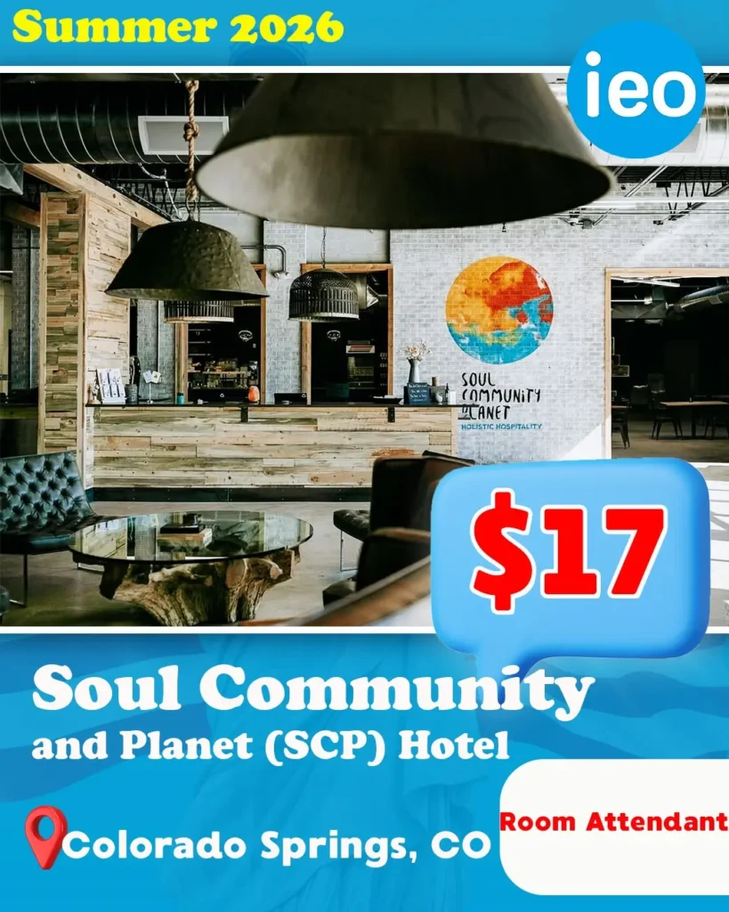 Soul Community and Planet - IEO WORK TRAVEL – WORK AND TRAVEL USA