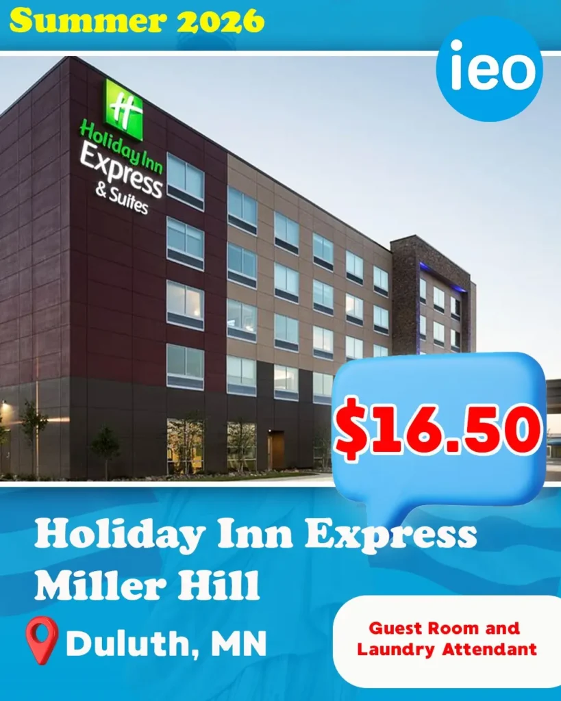 Holiday Inn Express Miller Hill - IEO WORK TRAVEL – WORK AND TRAVEL USA