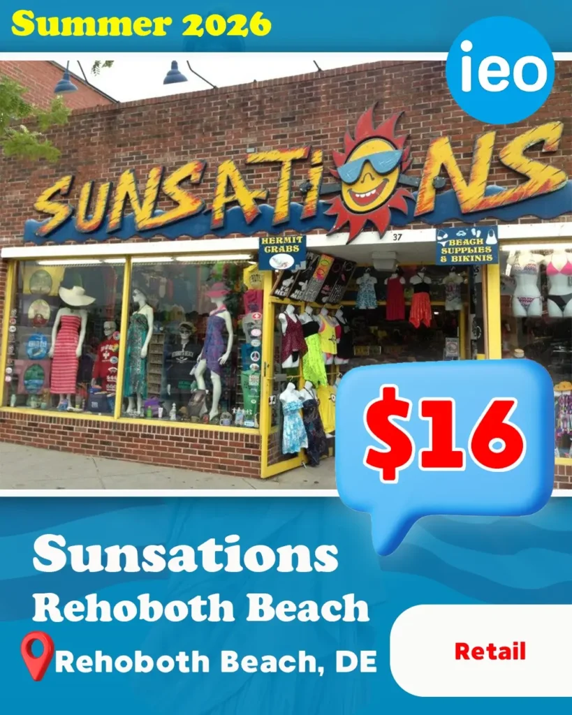 Sunsations Rehoboth Beach - IEO WORK TRAVEL – WORK AND TRAVEL USA