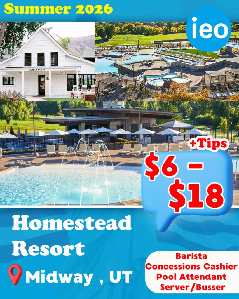 Homestead Resort - IEO WORK TRAVEL – WORK AND TRAVEL USA