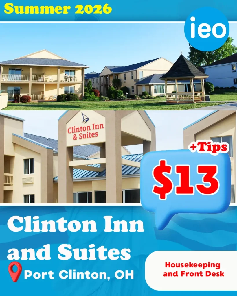 Clinton Inn and Suites - IEO WORK TRAVEL – WORK AND TRAVEL USA