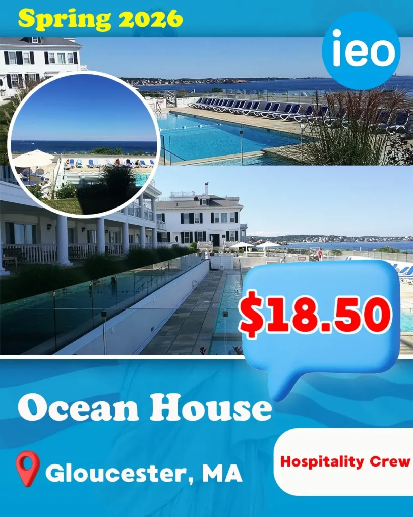 Ocean House - IEO WORK TRAVEL – WORK AND TRAVEL USA